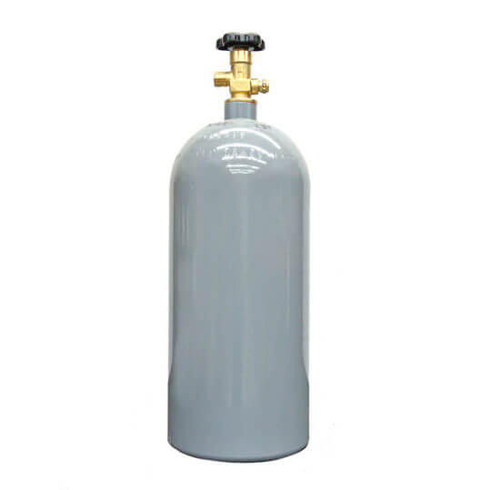 New 50 lb Aluminum CO2 Cylinder with Handle | Gas Cylinder Source