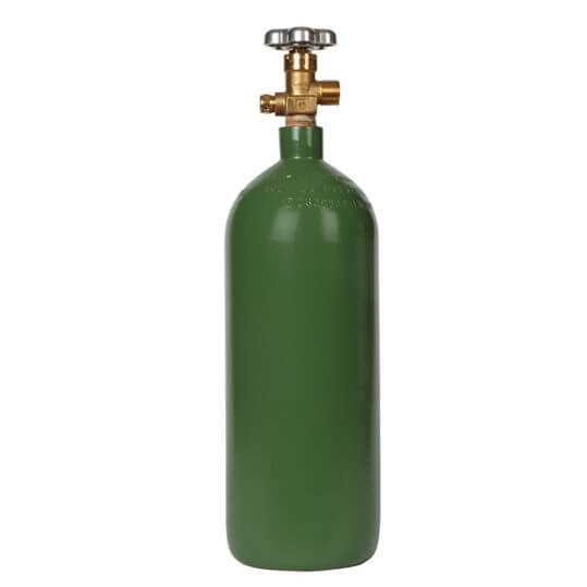 New 40 cuft Steel Oxygen Cylinder | Gas Cylinder Source
