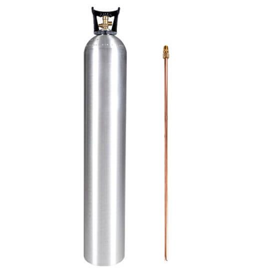 New 50 lb Aluminum CO2 Cylinder with Siphon Tube and Handle | Gas ...