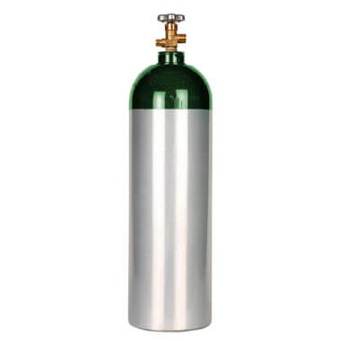 20 cu ft Steel Oxygen Cylinder | Gas Cylinder Source