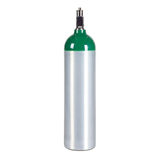 New 300 cuft Steel Oxygen Cylinder | Gas Cylinder Source